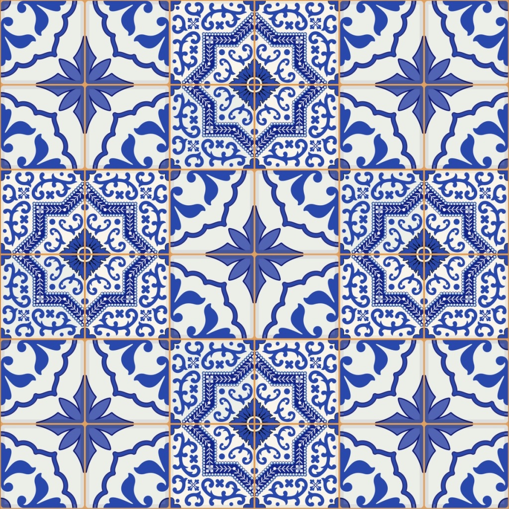 Blue Tiles 2 - M4Four